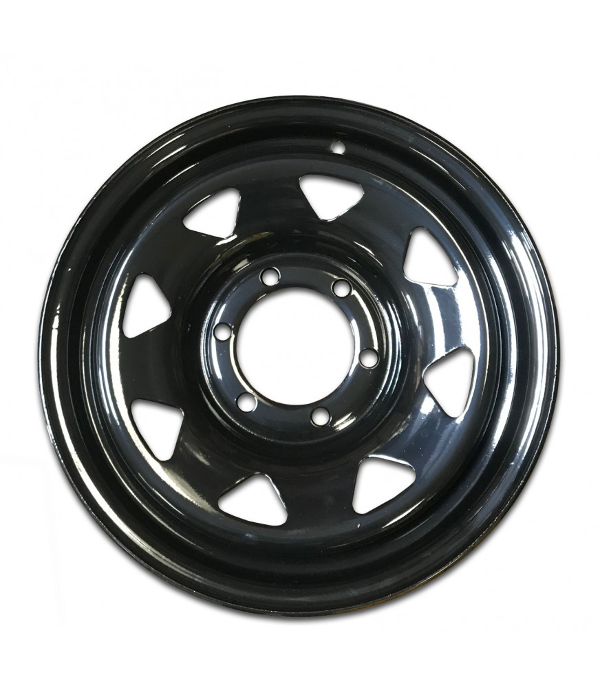 Jante acier triangular black 8x15 déport -30, DJEBELXtreme